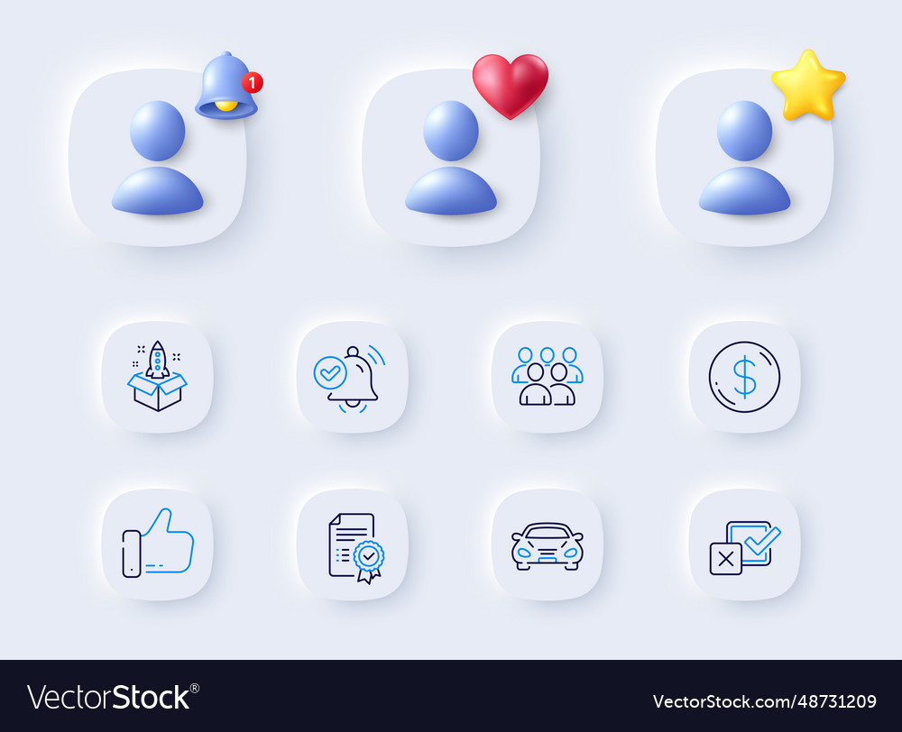 Notification received startup and dollar money Vector Image Notification received startup and dollar money Vector Image