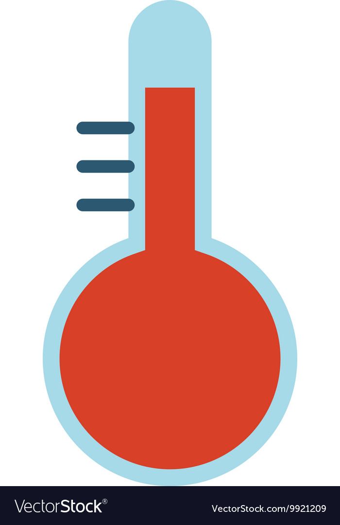 Thermometer temperature Royalty Free Vector Image