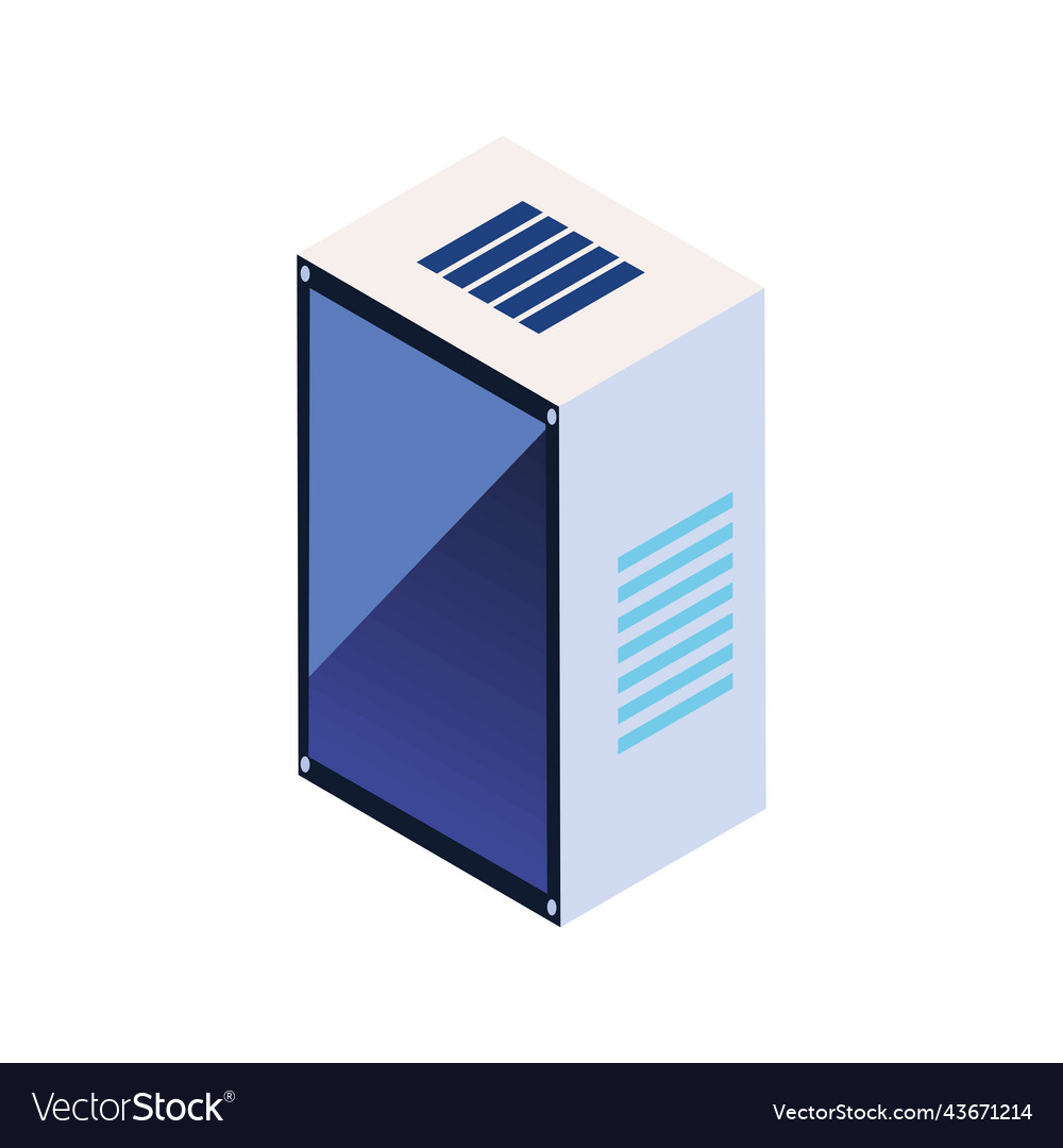 Database Storage Tech Royalty Free Vector Image