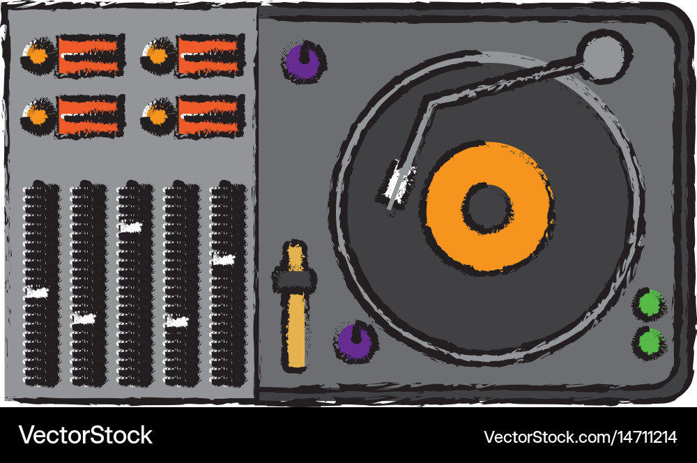 Dj turntable icon Royalty Free Vector Image - VectorStock