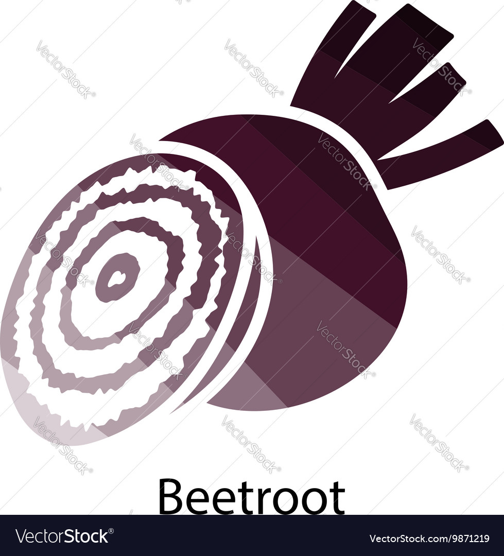Beetroot icon Royalty Free Vector Image - VectorStock