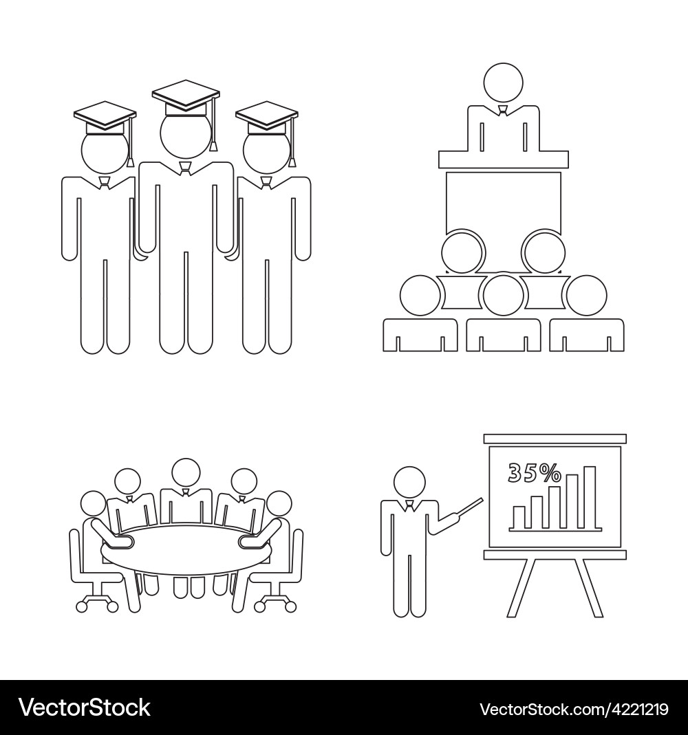 Teamwork people Royalty Free Vector Image - VectorStock