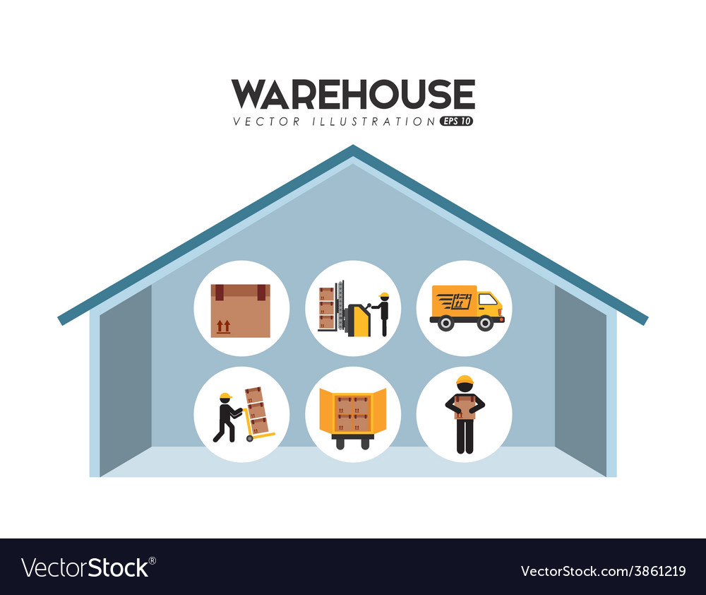 Warehouse Royalty Free Vector Image - VectorStock