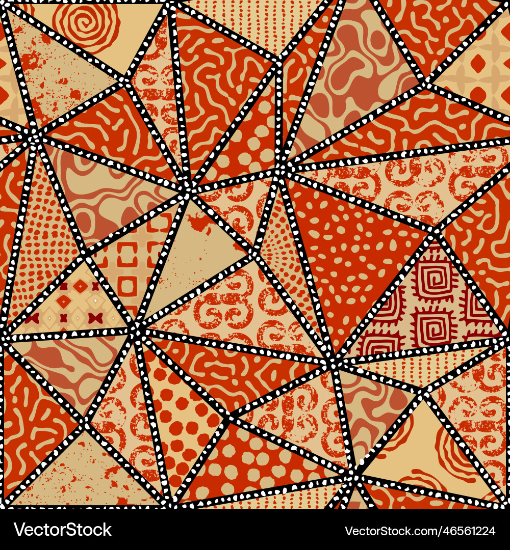 Ethnic tribal native pattern seamless art Vector Image