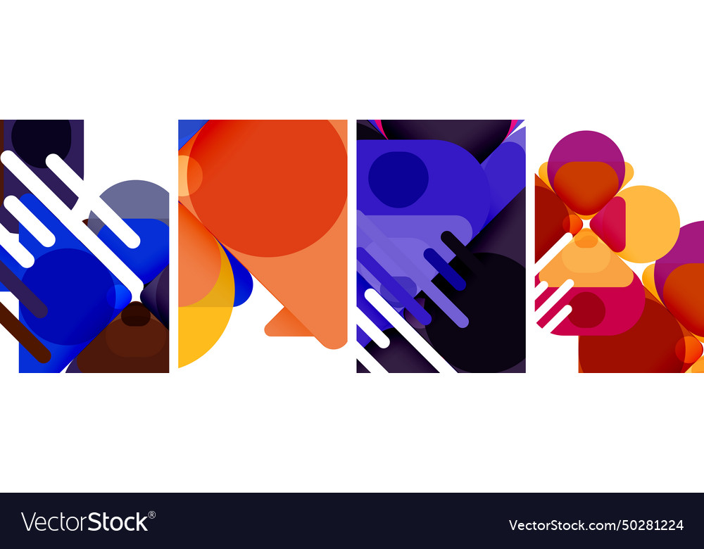 Geometric elements abstract backgrounds Royalty Free Vector