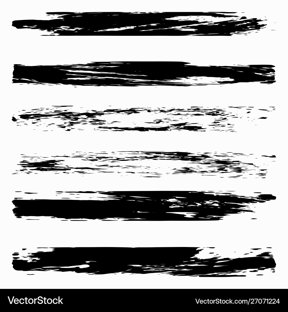 Ink line collection for your design Royalty Free Vector