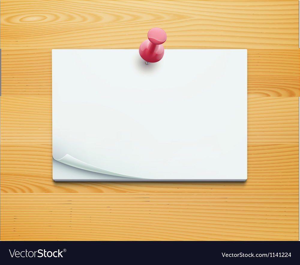 Post note Royalty Free Vector Image - VectorStock