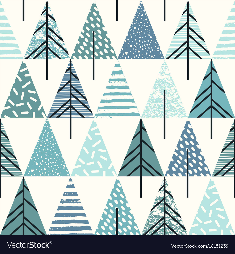 Abstract geometric seamless repeat pattern Vector Image