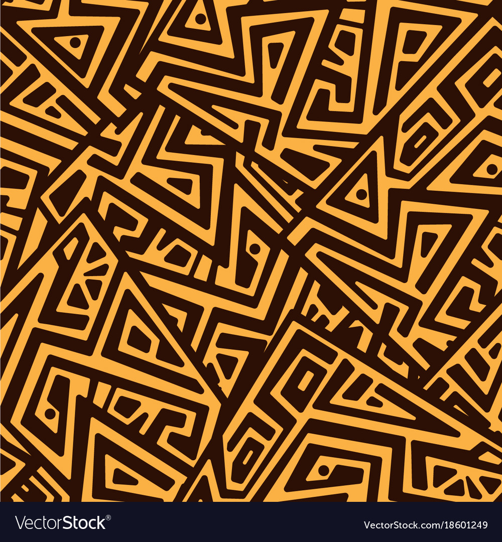 Creative seamless pattern Royalty Free Vector Image