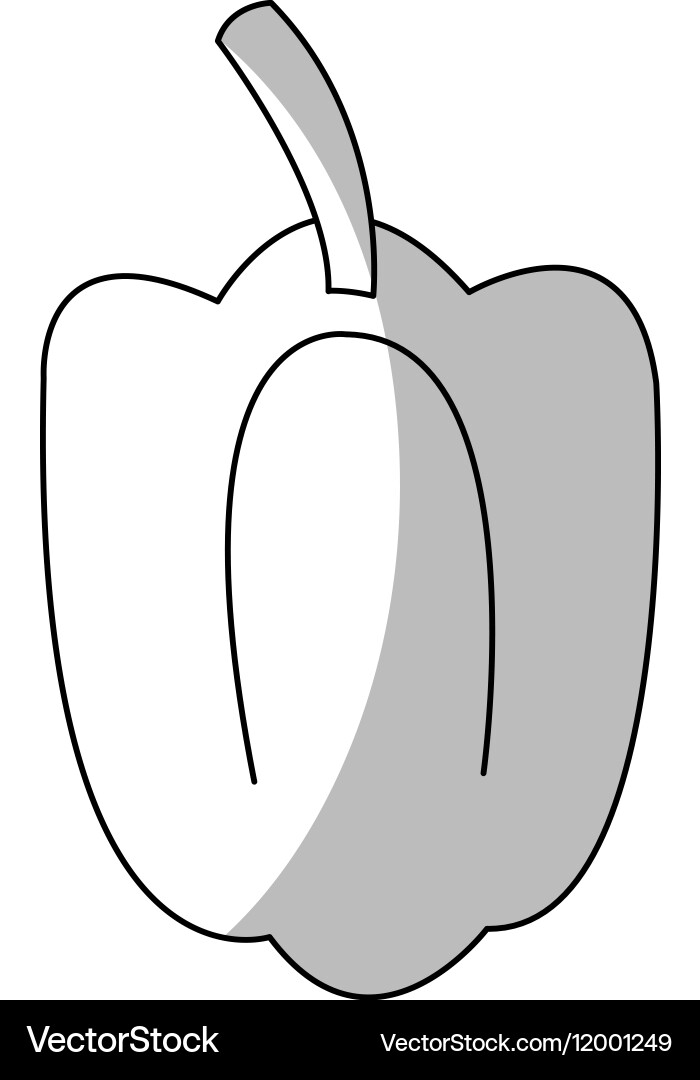 Isolated pepper design Royalty Free Vector Image