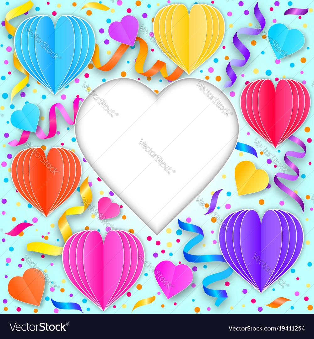 Colorful greeting card Royalty Free Vector Image