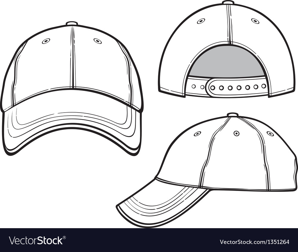 Baseball Cap Royalty Free Vector Image VectorStock