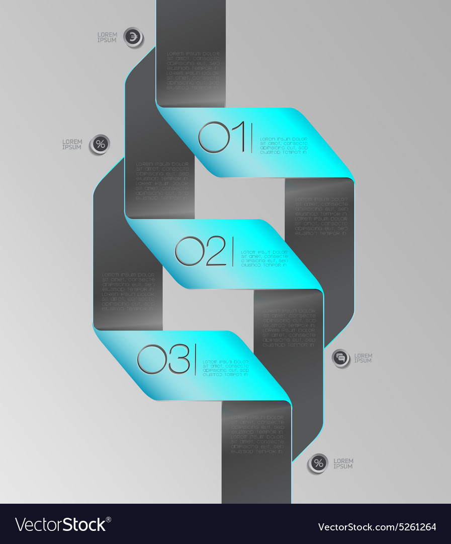 Design elements for options Royalty Free Vector Image