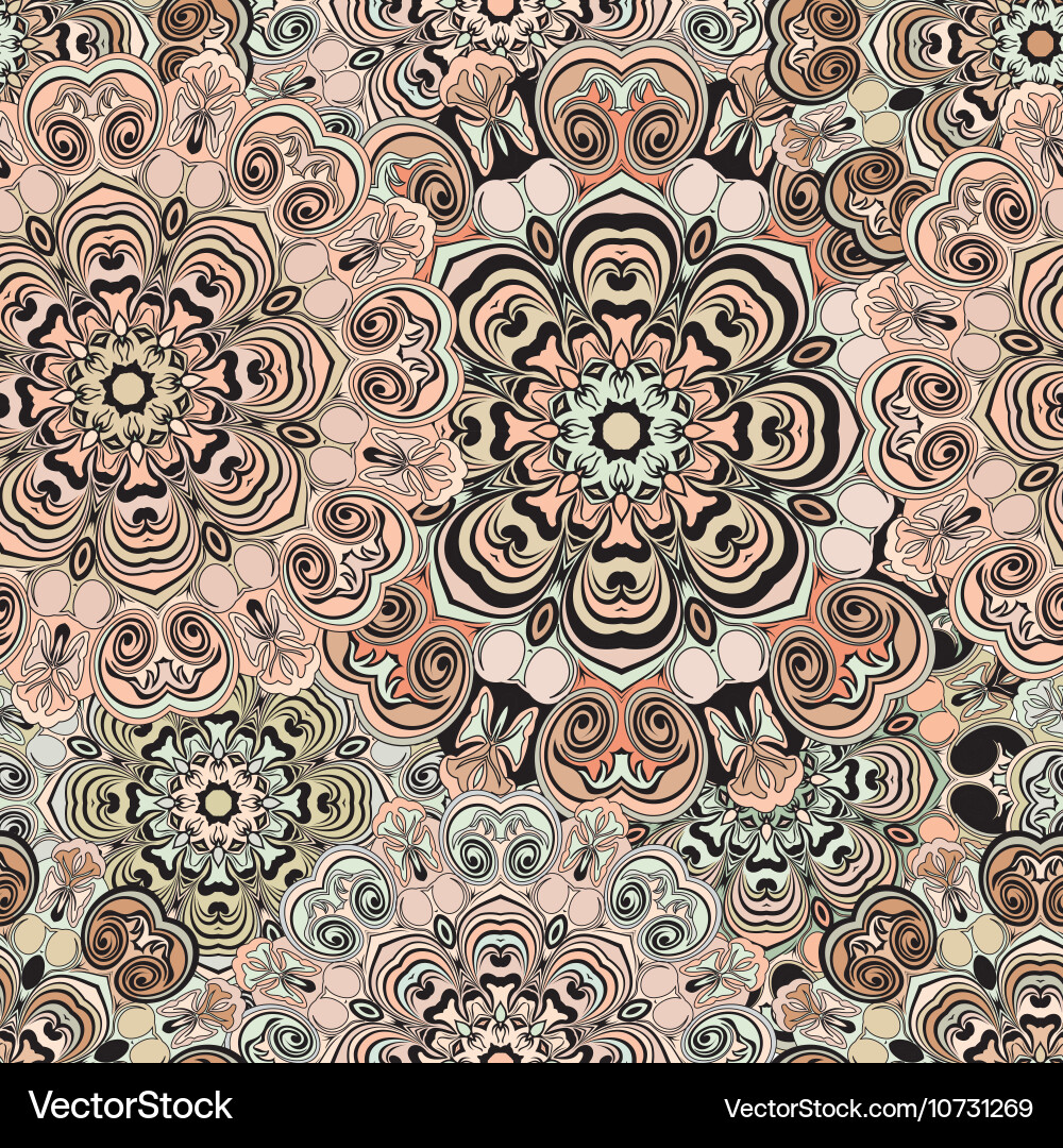 Decorative seamless print for textile Royalty Free Vector