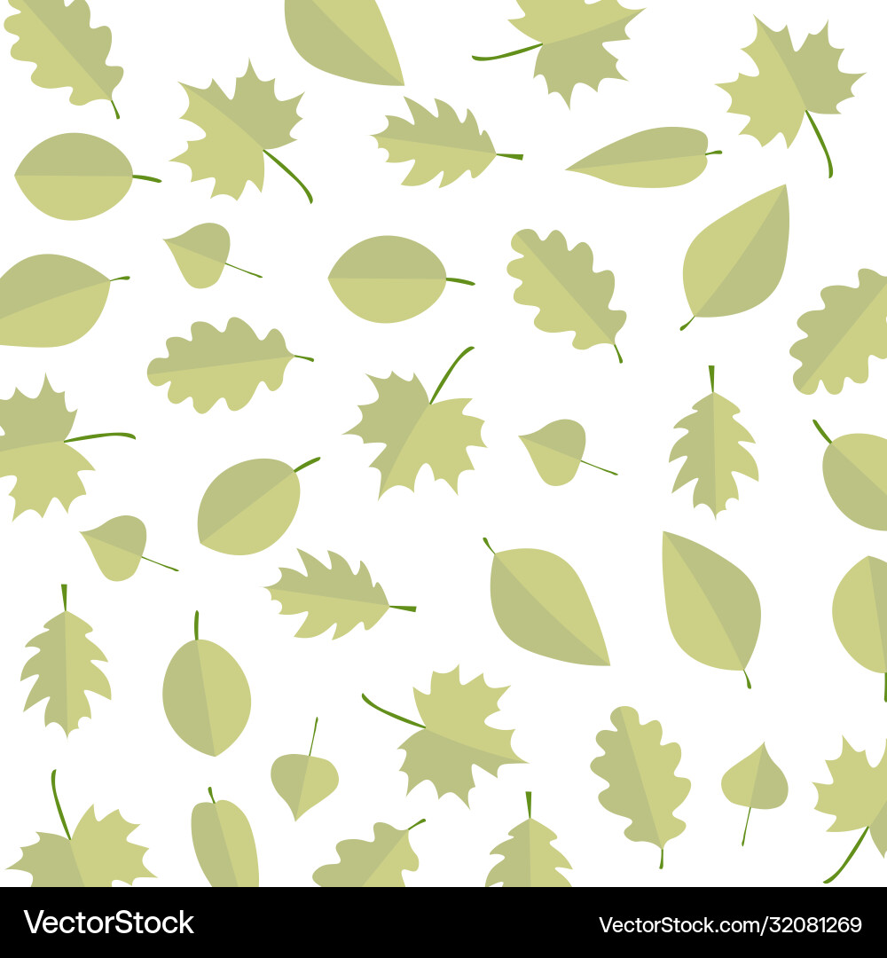 Leafs wallpaper Royalty Free Vector Image - VectorStock