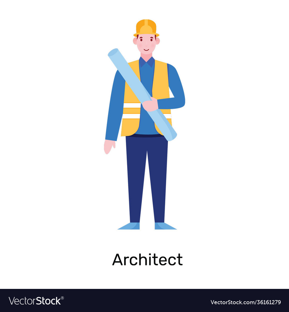 Architect Royalty Free Vector Image - VectorStock