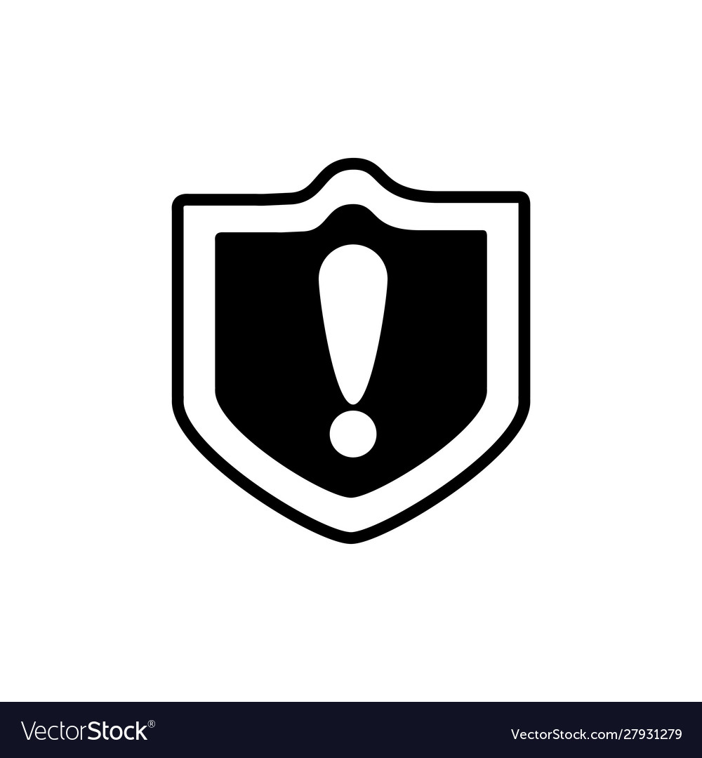 Security shield line style icon Royalty Free Vector Image Security shield line style icon Royalty Free Vector Image