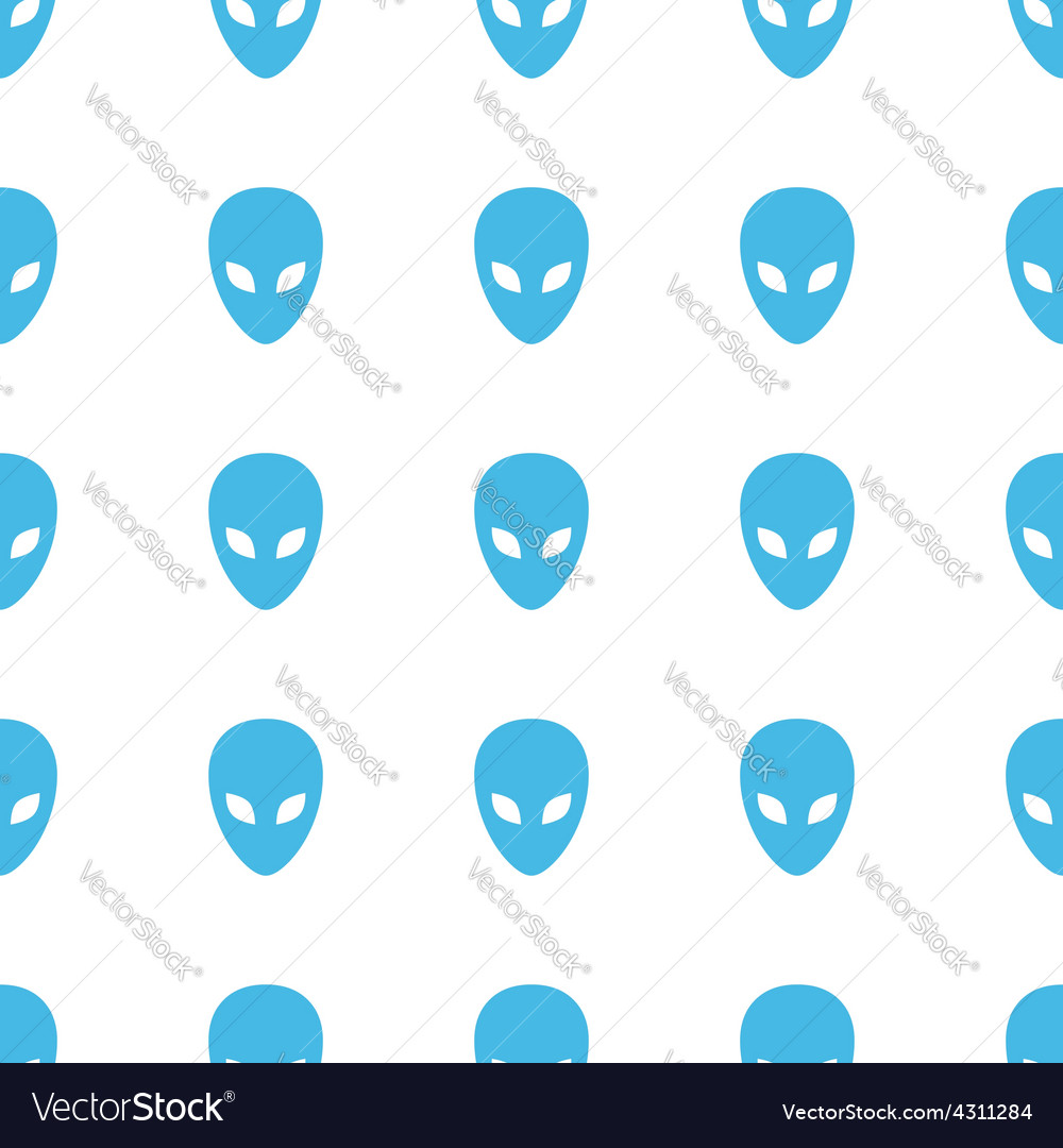Unique alien seamless pattern Royalty Free Vector Image
