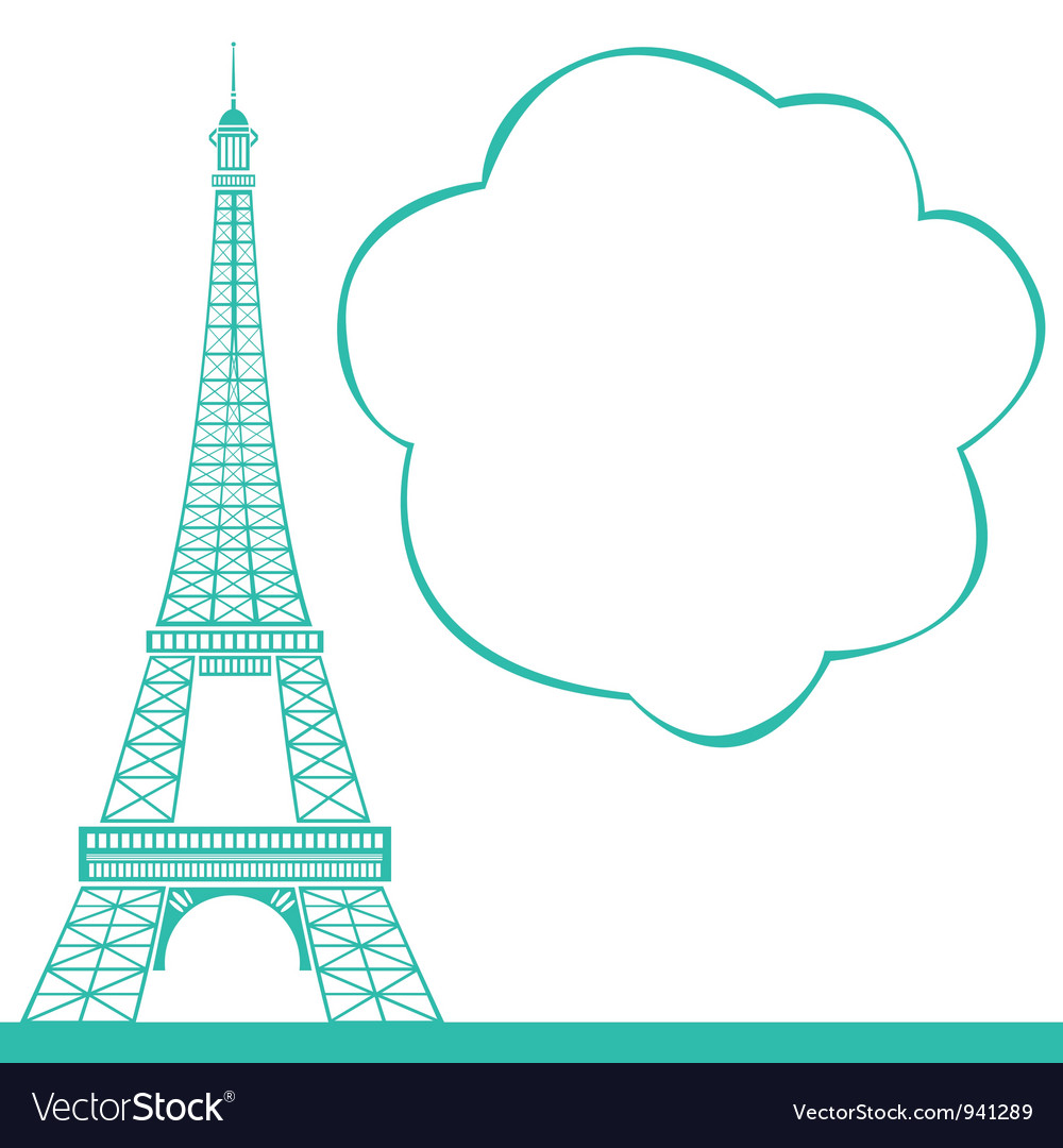 Eiffel tower Royalty Free Vector Image - VectorStock
