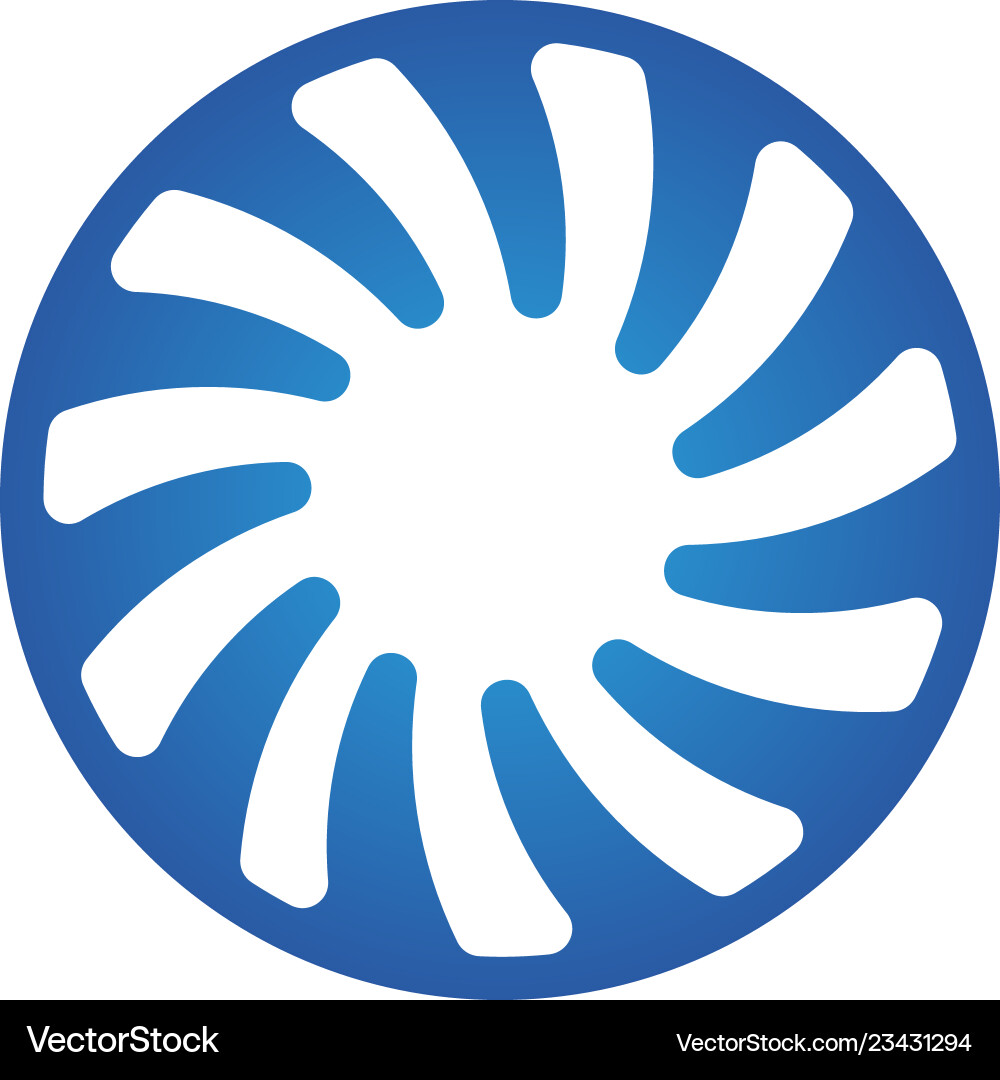 Vortex circle logo and symbols template icons Vector Image