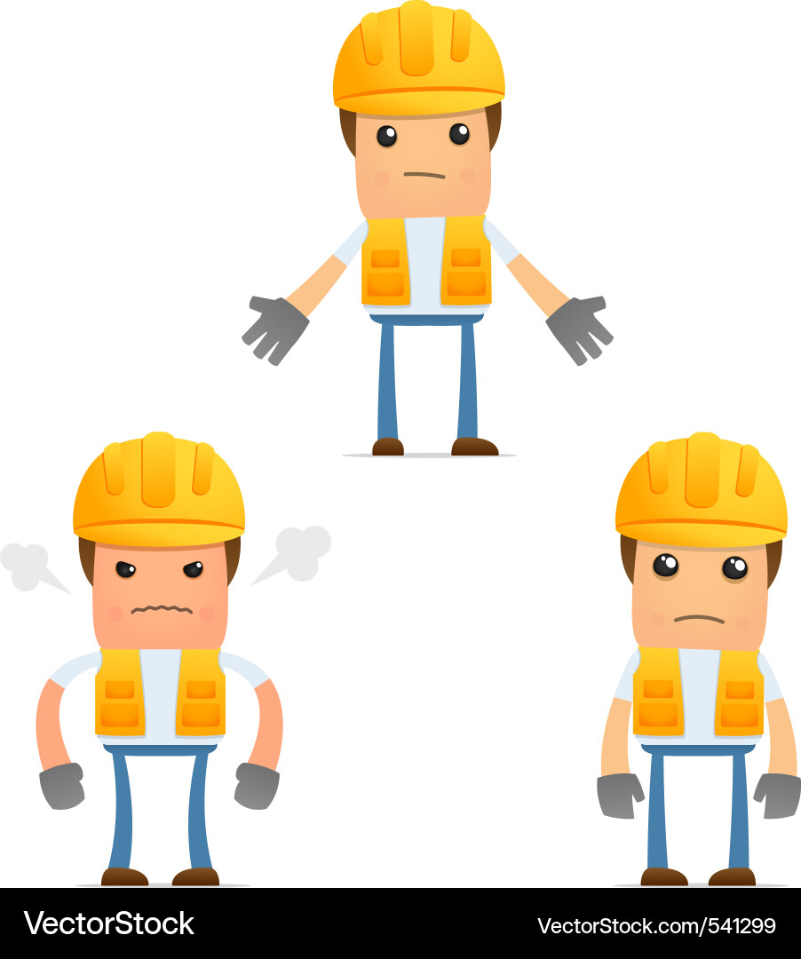 Construction worker Royalty Free Vector Image - VectorStock