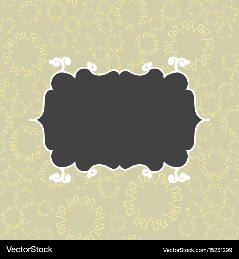 Cute vintage seamless pattern for postcard Vector Image