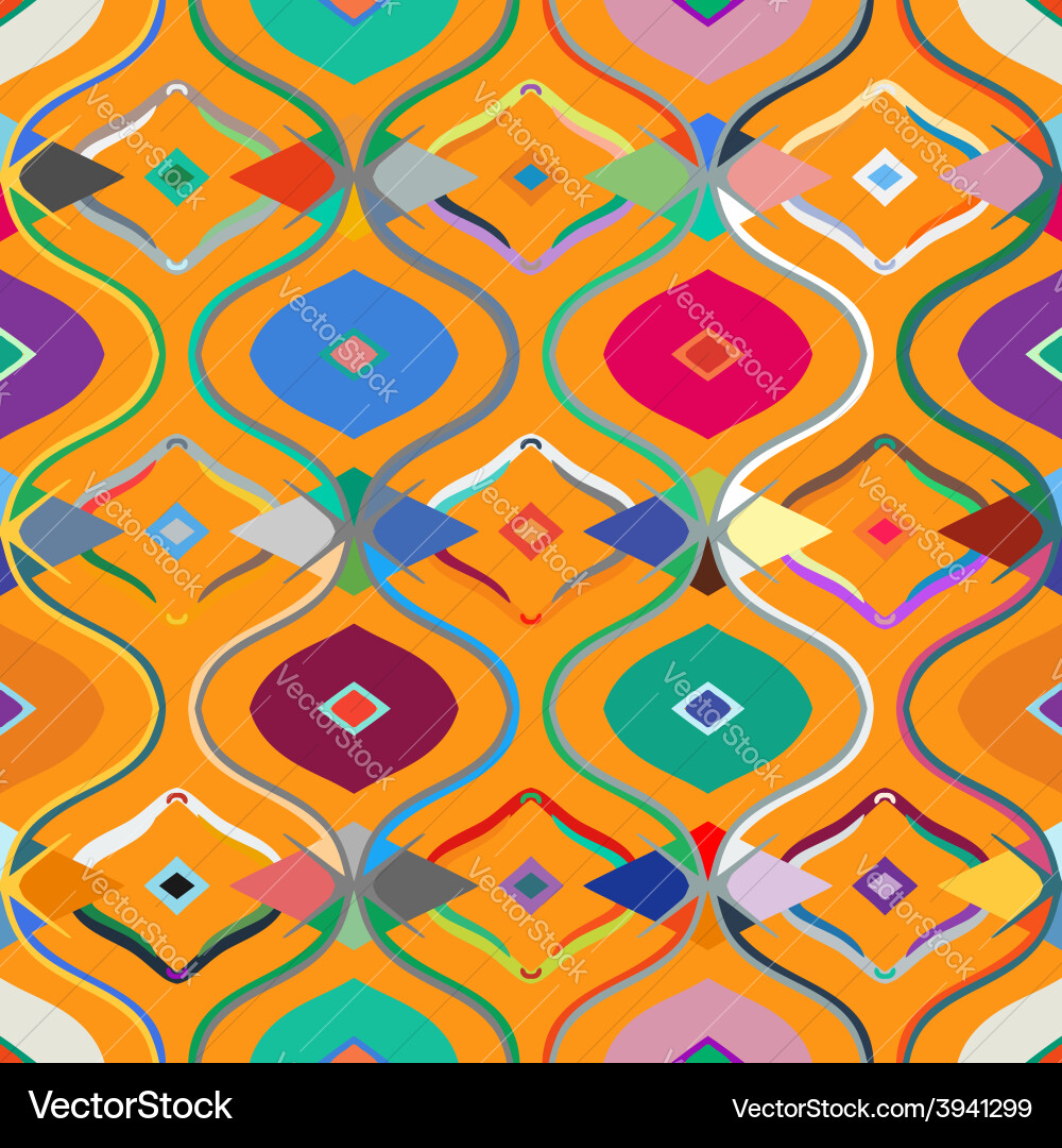 Seamless ethnic pattern Royalty Free Vector Image