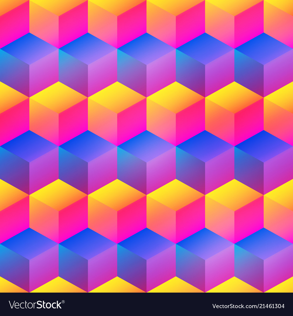 Bright square pattern Royalty Free Vector Image