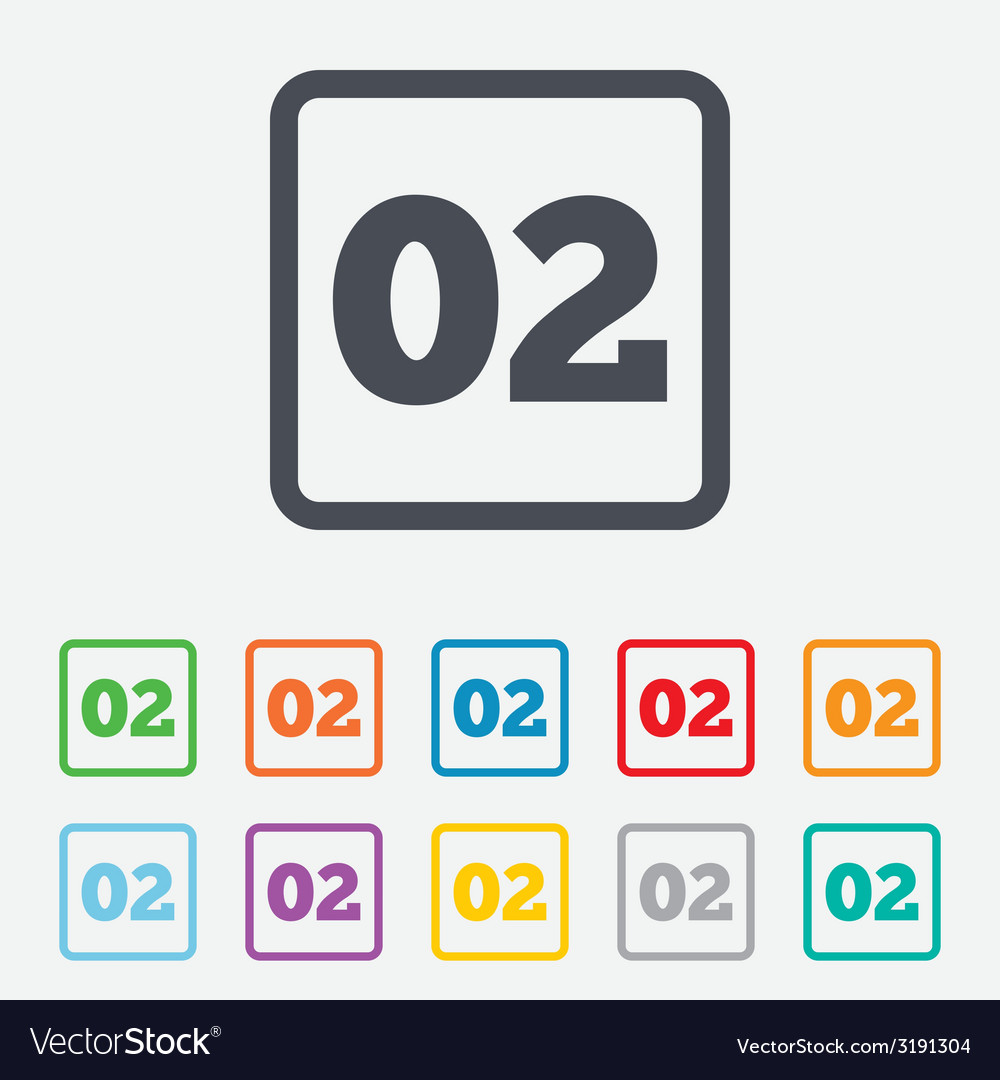 Second step sign loading process symbol Royalty Free Vector