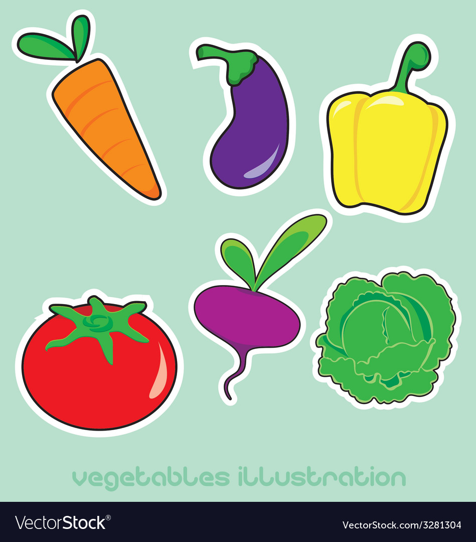 Vegetables Royalty Free Vector Image - VectorStock