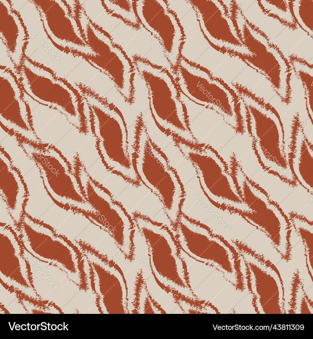 Abstract brush strokes seamless pattern design Vector Image