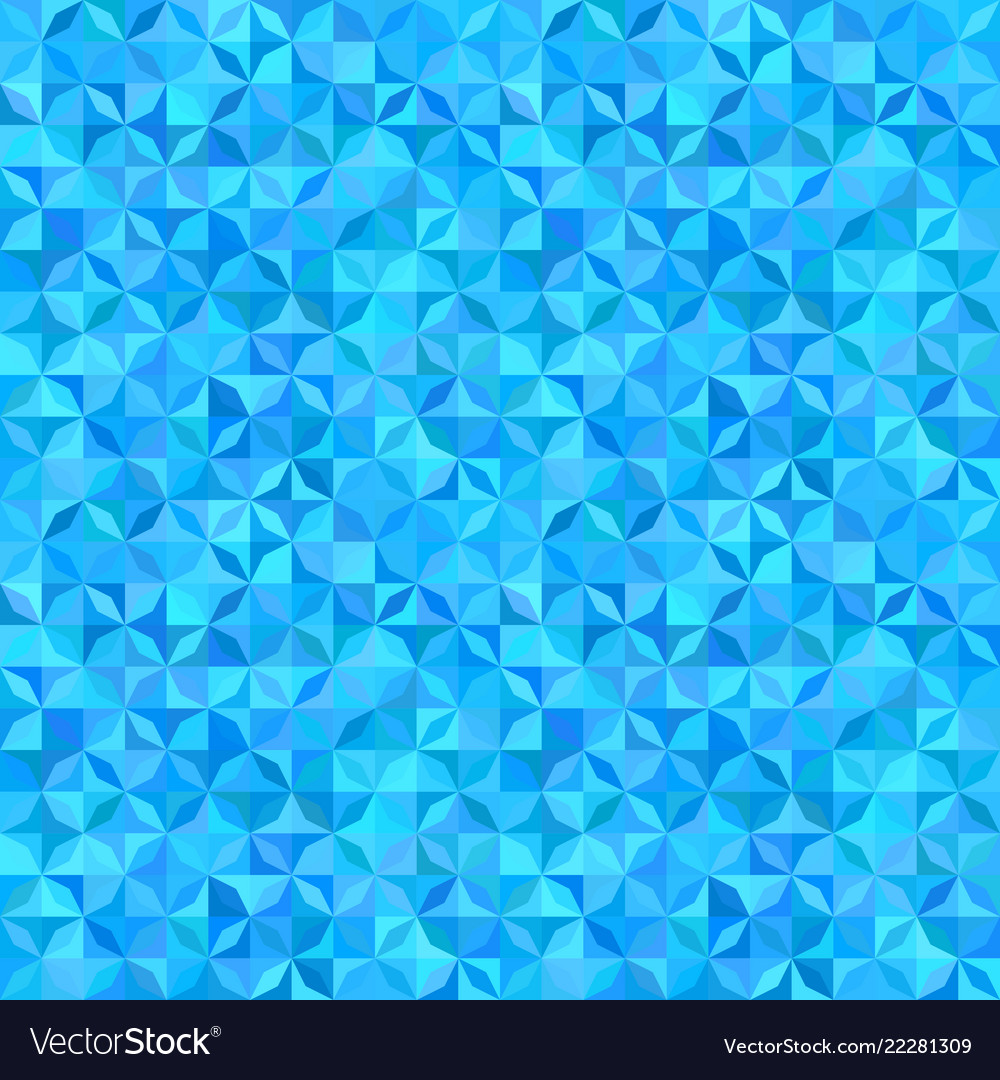 Blue abstract striped shape mosaic pattern Vector Image
