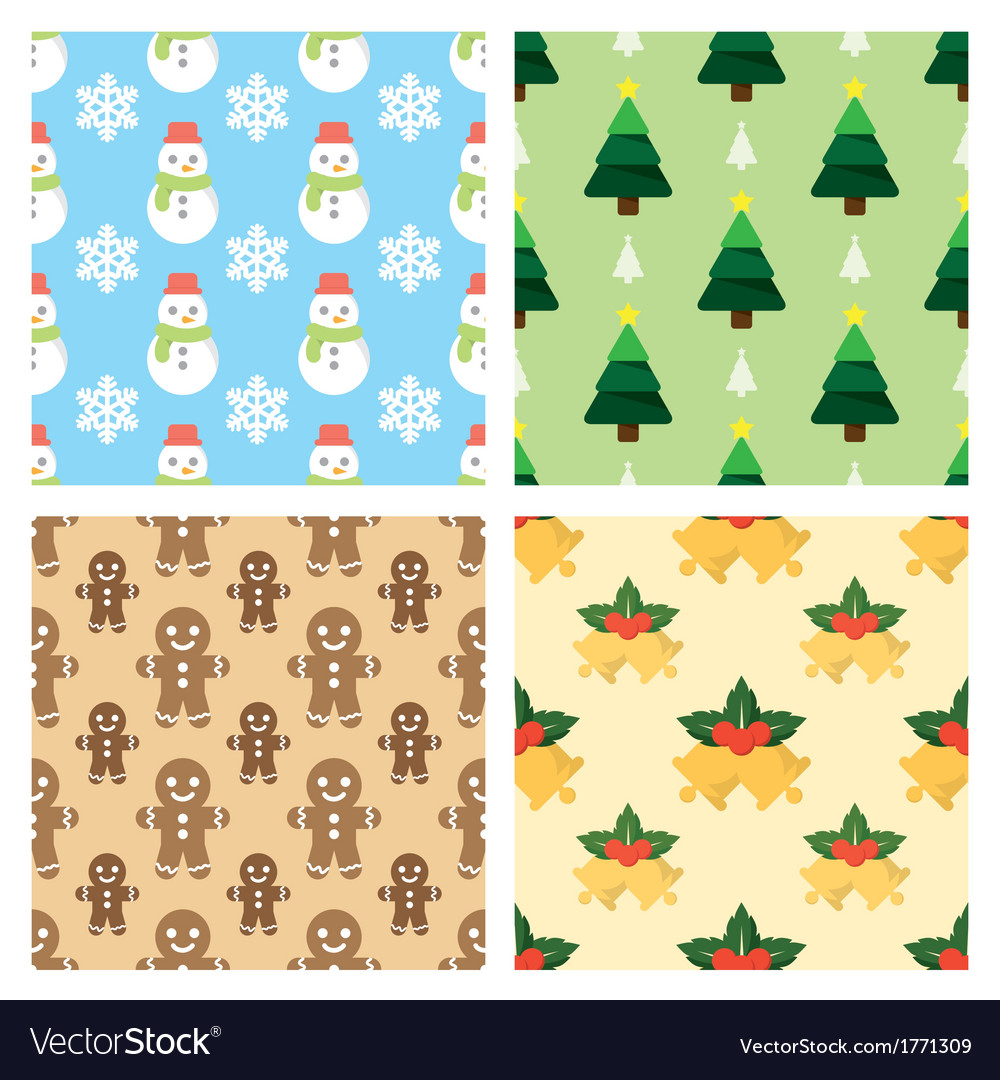 Christmas pattern background Royalty Free Vector Image