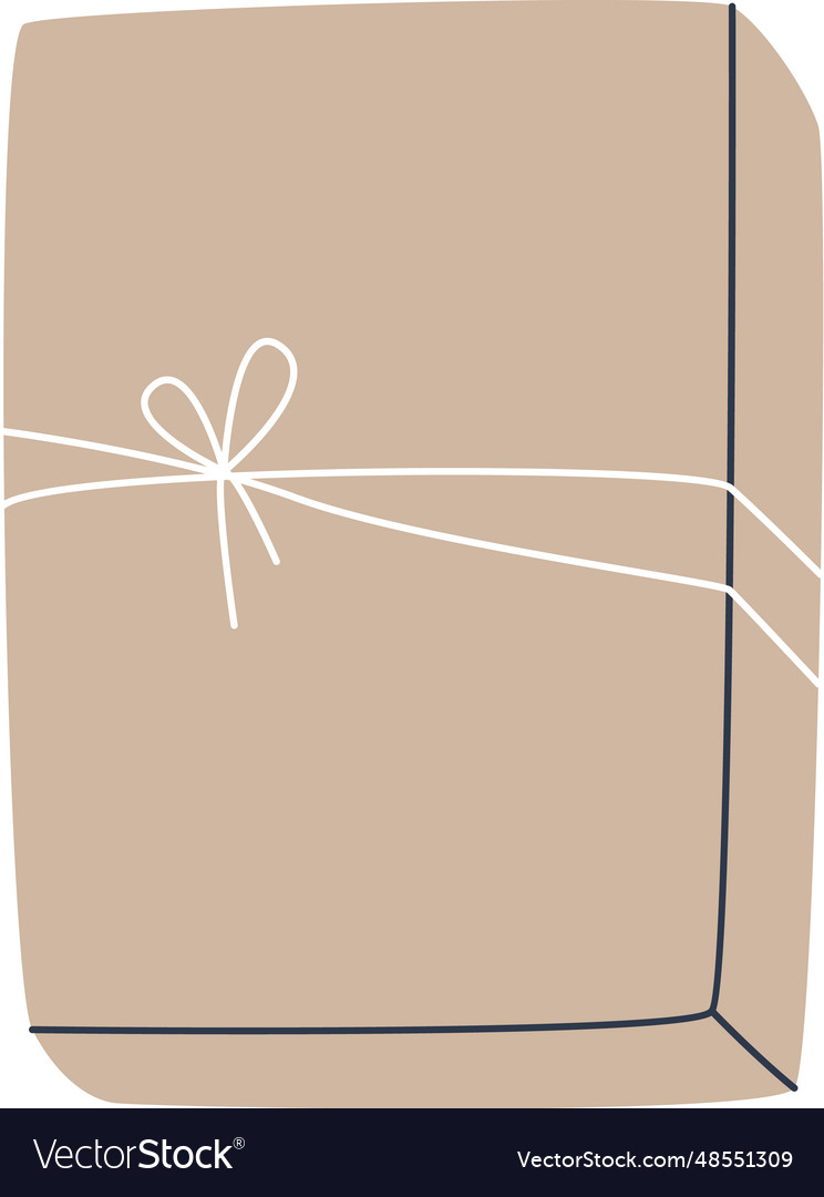 Gift box present Royalty Free Vector Image - VectorStock