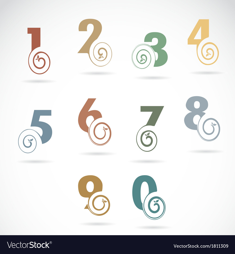 Numbers Royalty Free Vector Image - VectorStock