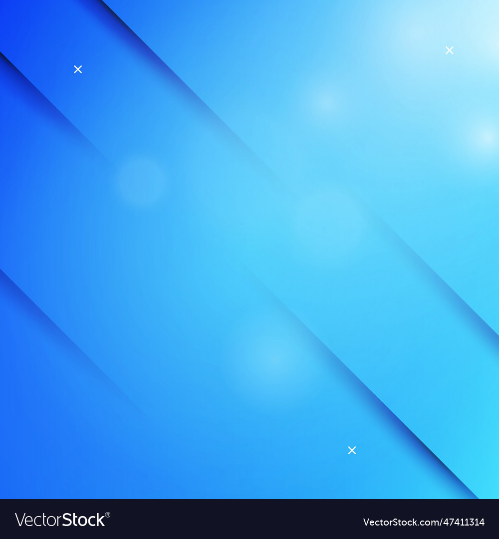 Blue gradient with shadow effect background Vector Image