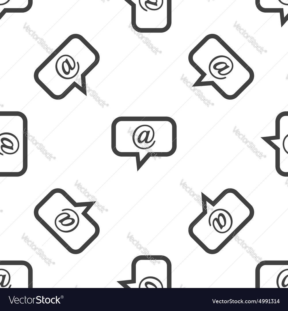 Mail message pattern Royalty Free Vector Image
