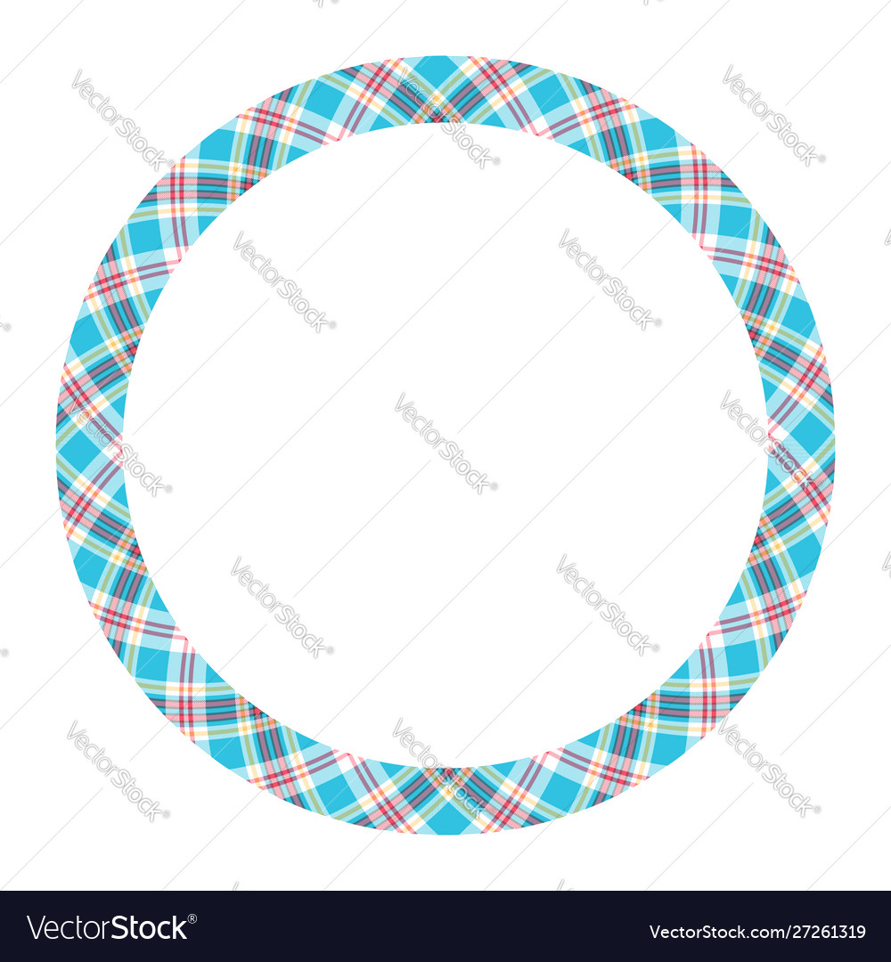 Circle borders and frames round border pattern Vector Image