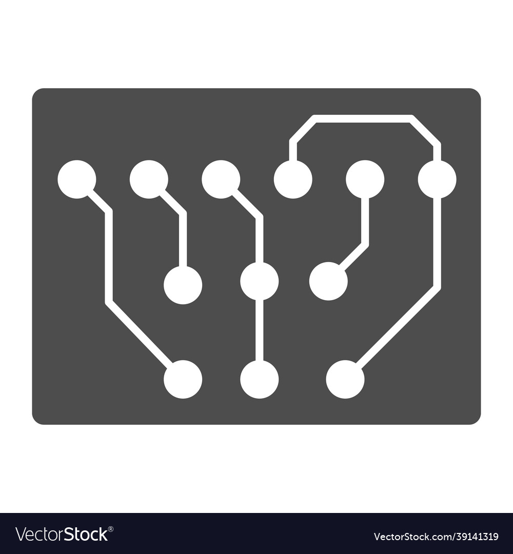 Copmact prited circuit board rectangle shape solid