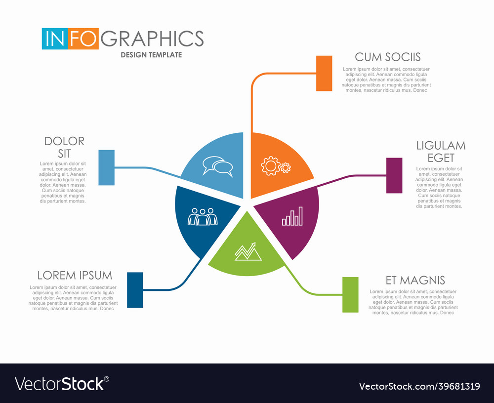 Infographic design template with place for your Vector Image