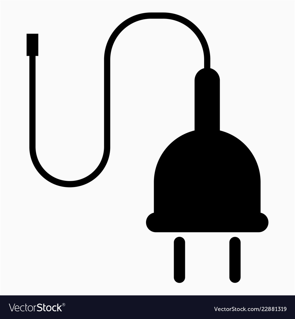 Plug icon Royalty Free Vector Image - VectorStock
