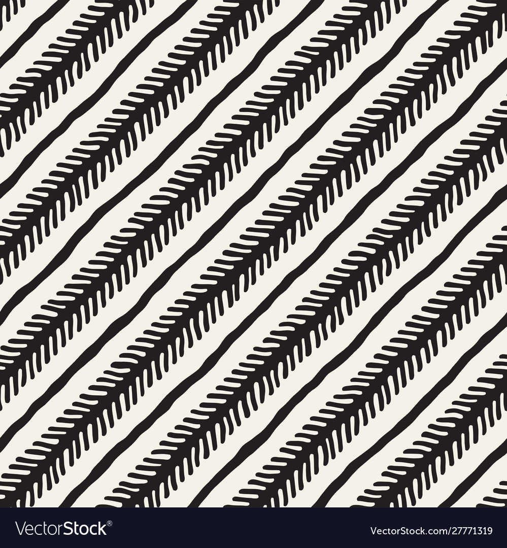 Simple ink geometric pattern monochrome black and Vector Image