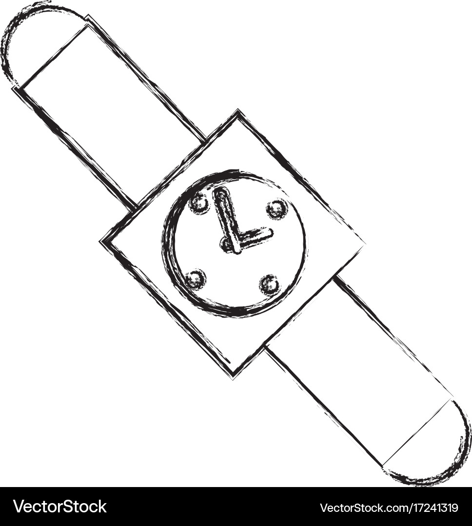 Smartwatch Royalty Free Vector Image - VectorStock