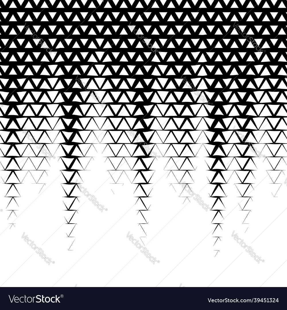 Background with gradient of triangle shaped cells Vector Image