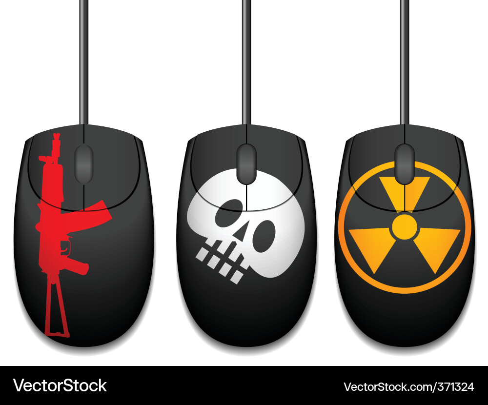 Computer mice Royalty Free Vector Image - VectorStock