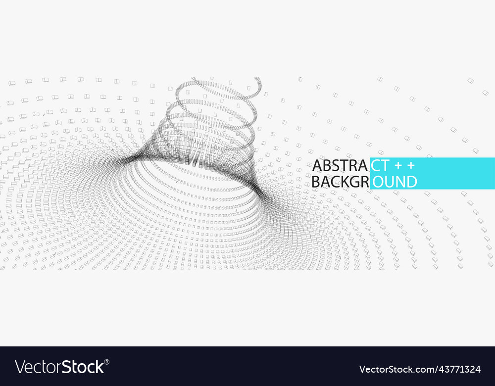 Perspective Grid Background Technologyscience Vector Image