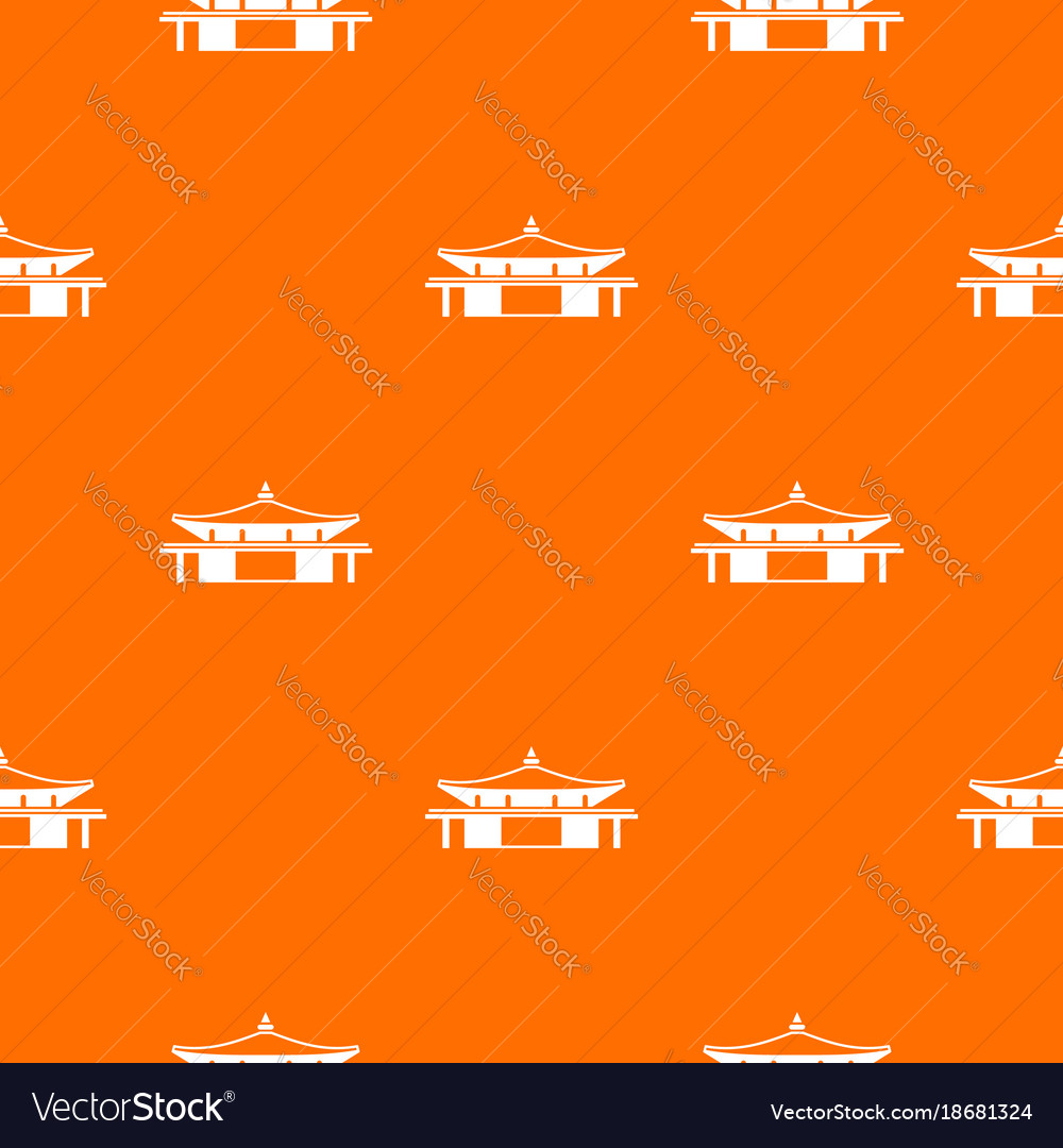 Temple pattern seamless Royalty Free Vector Image