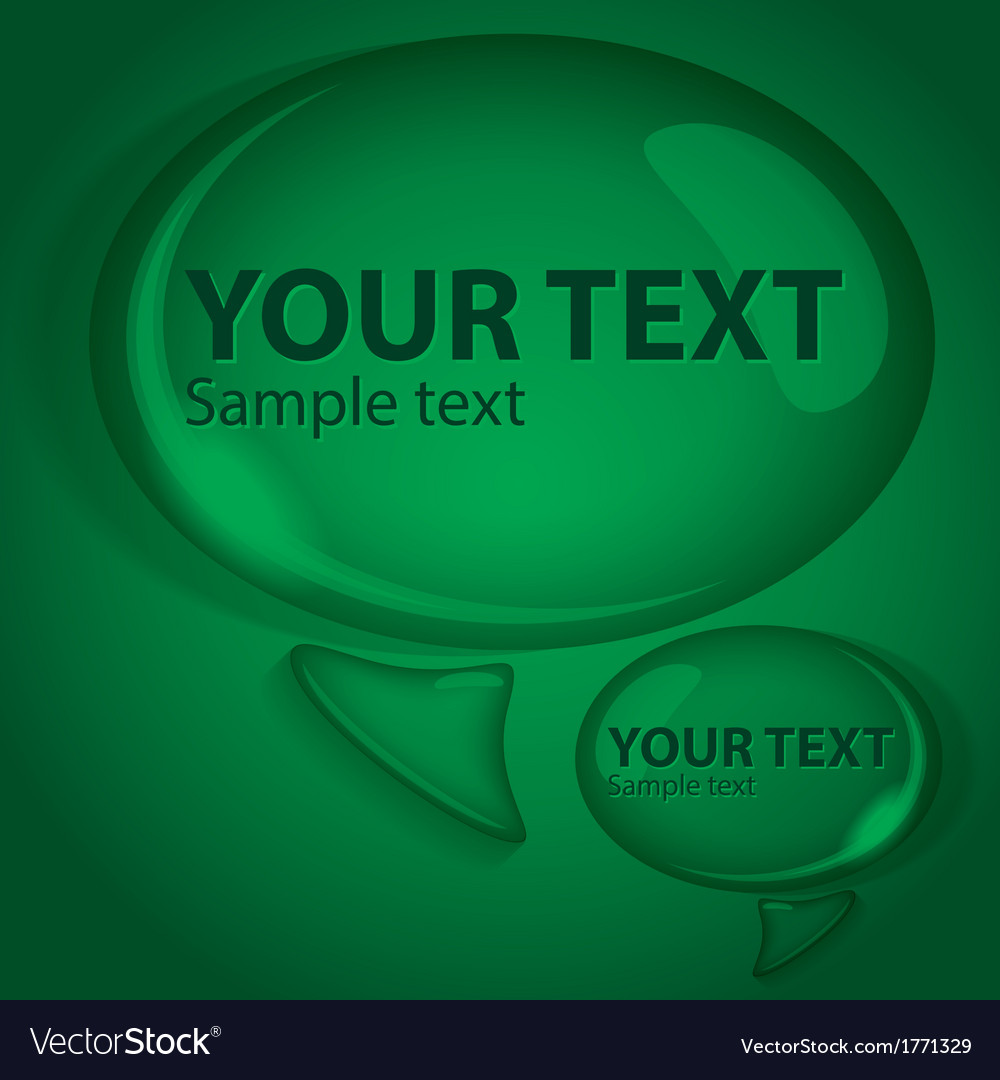 Bubble talk Royalty Free Vector Image - VectorStock