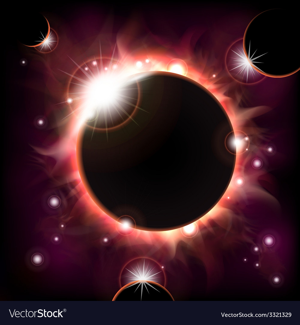 Eclipse Royalty Free Vector Image - VectorStock