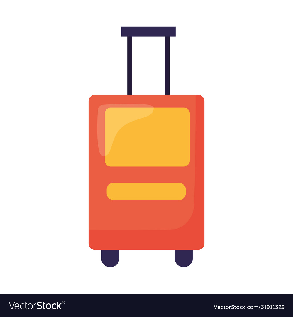 Isolated Travel Bag Design Royalty Free Vector Image